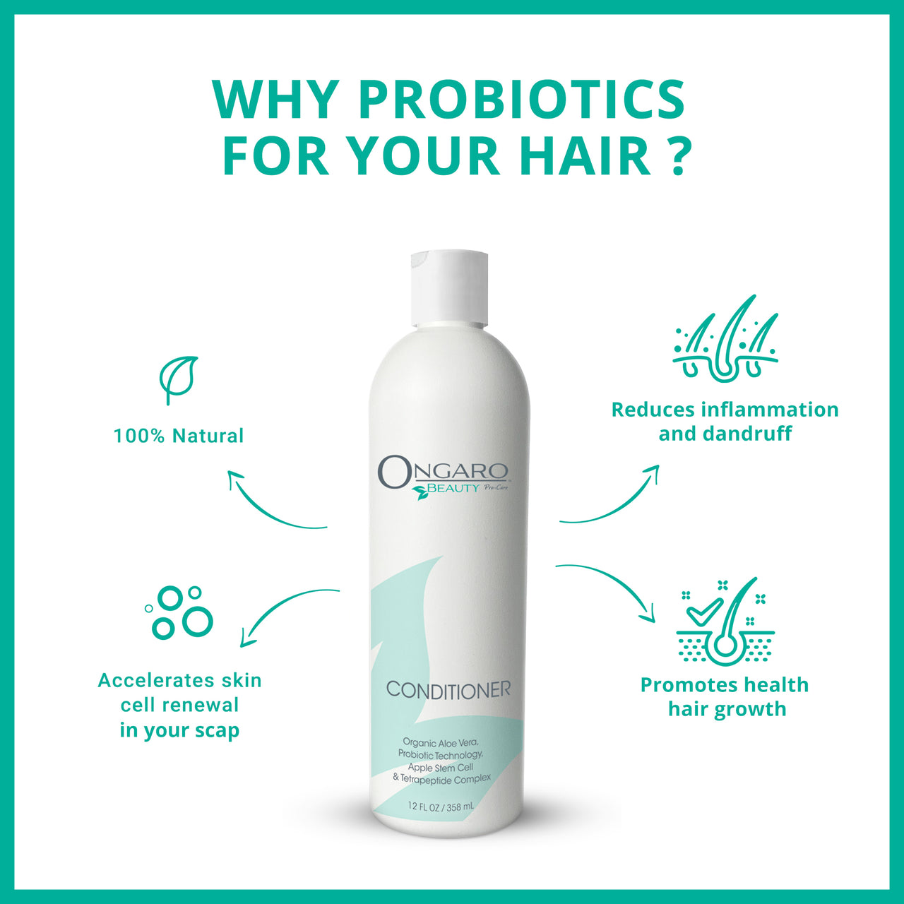 Probiotic Shampoo - Ongaro Beauty Pro-Care